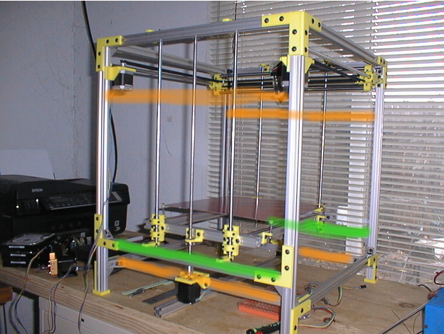 HyperCube 3D Printer/CNC by kd6hq
